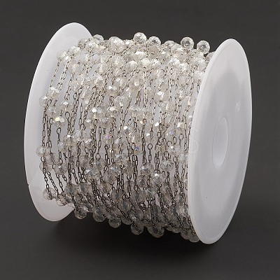 Glass Round Beaded Chains - Lbeads.com