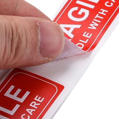 Self-Adhesive Paper Warning Tag Stickers - Lbeads.com